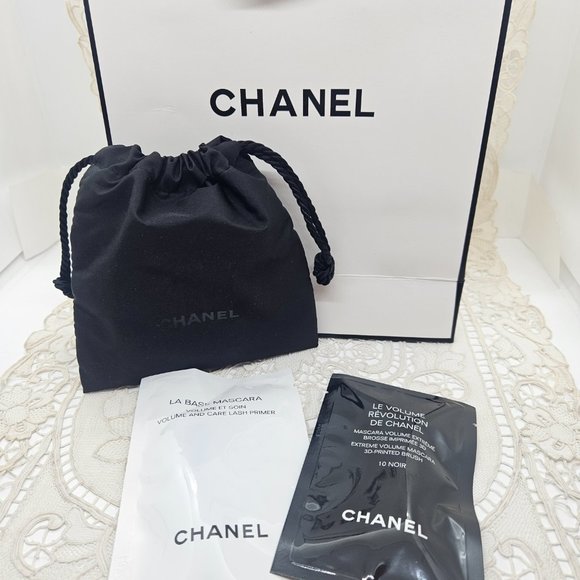 CHANEL | Makeup | Chanel Mascara Mascara Base Samples In Chanel Black ...